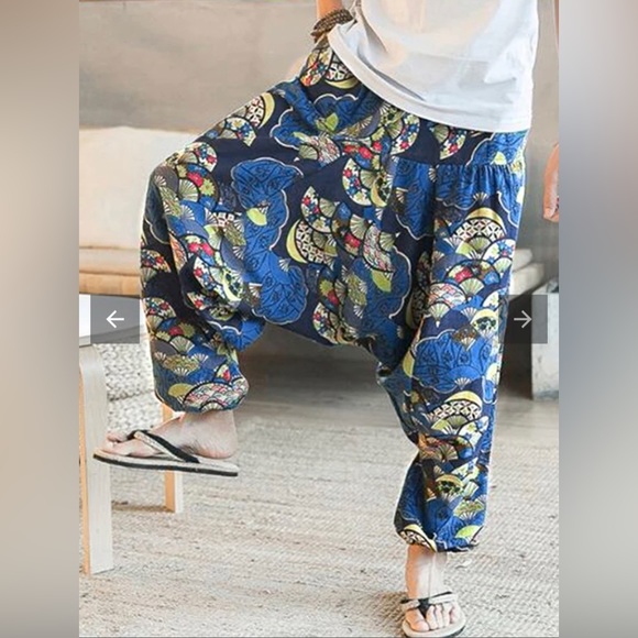 Incerun | Pants | Mens Vintage Print Harem Pants | Poshmark